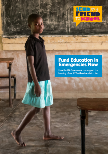 Fund Education in Emergencies Now - Send My Friend to School
